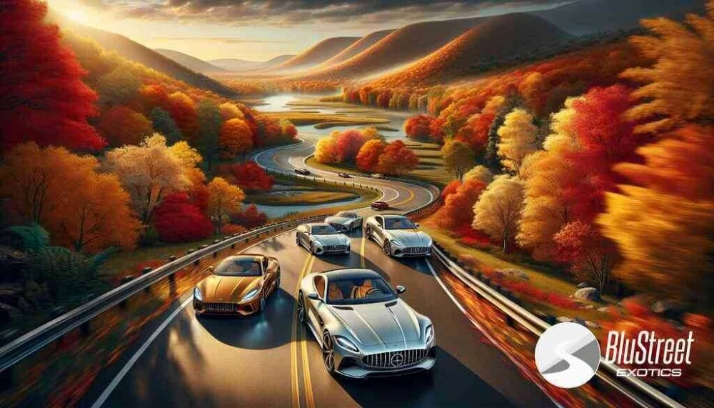 Assessing Scenic Fall Drives with BluStreet's Elite Vehicles
